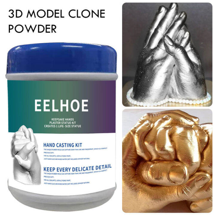 3D Handmade Mini Handprint Footprint Powder Model Gift Mold DIY Hand ...