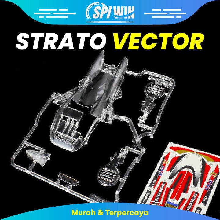 Body Tamiya SFM Super FM Strato Vector REP BDOA | Lazada Indonesia