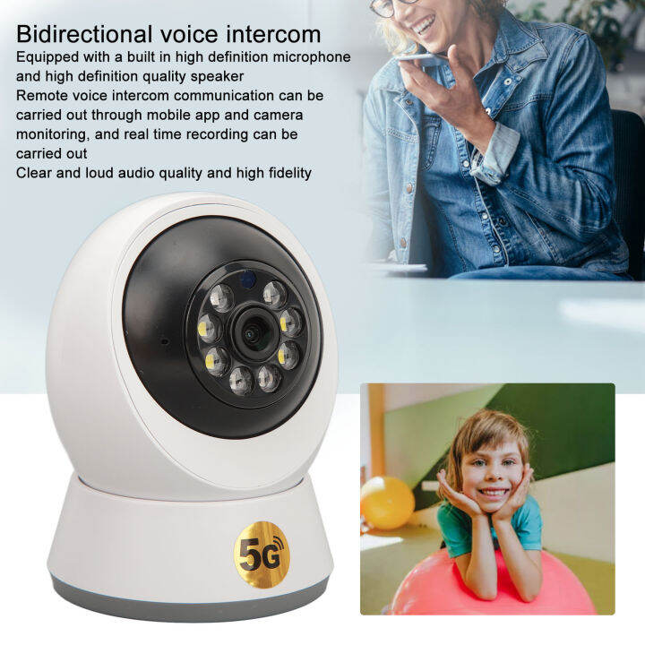 Indoor Wireless Security Camera Home Security Camera Phone APP ...