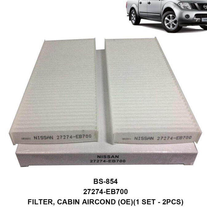 Cabin Filter Nissan Navara Part No. 27274-EB700 | Lazada PH
