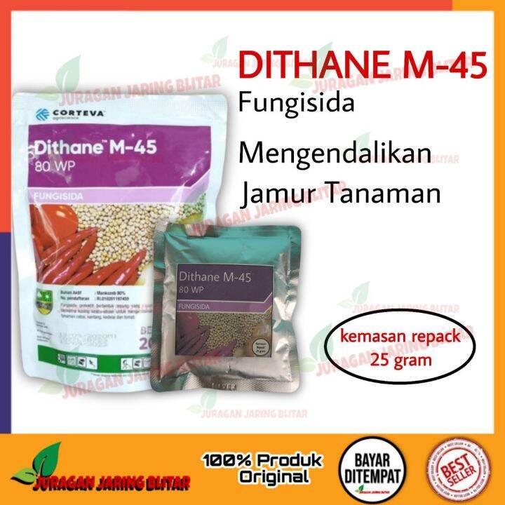 Dithane M-45 80WP repack 25 gr - fungisida pembasmi jamur tanaman | Lazada Indonesia