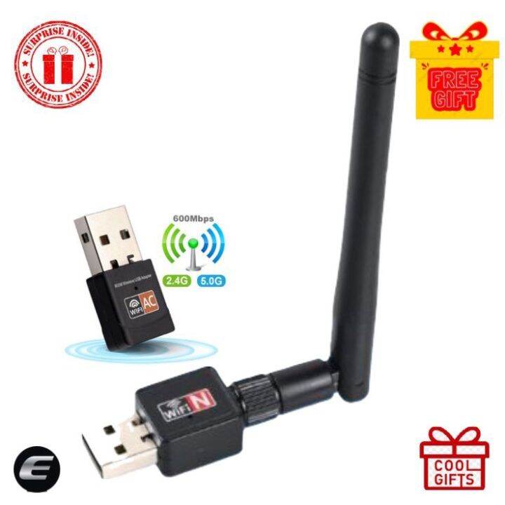 WOO- Wireless USB WiFi Adapter Transmitter 300Mbps LAN 802.11 N/G/B Dongle | Lazada PH