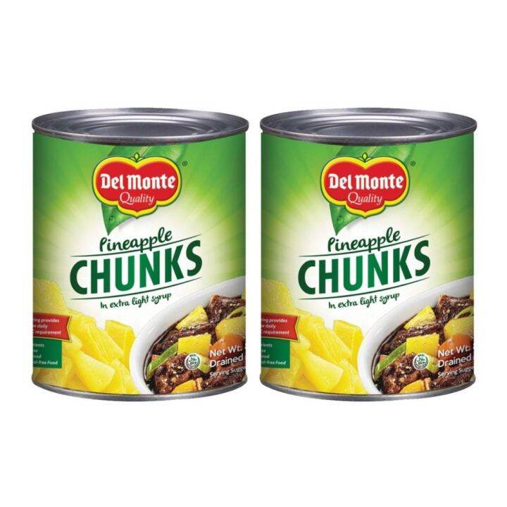 Del Monte Pineapple Chunks 560g- Pack of 2 | Lazada PH