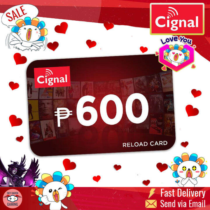 Cignal Load 600 Prepaid Card | Lazada PH