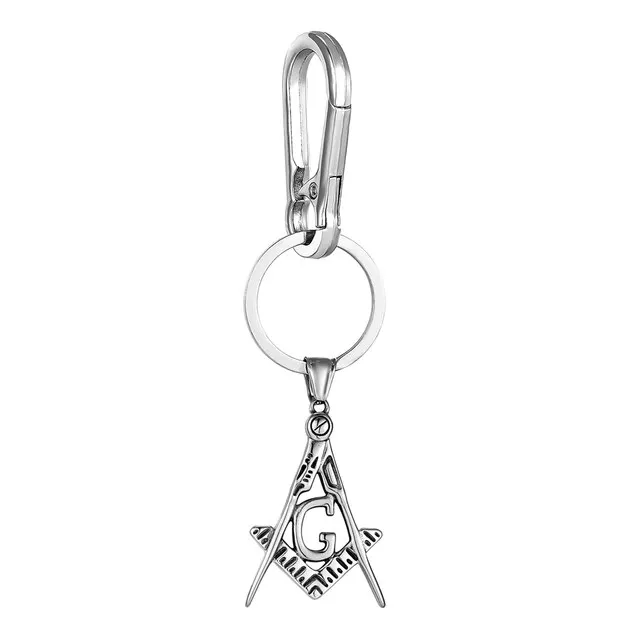Mix Gold Masonic Symbols Keychain Men Holder Mason Vikings Lucky ...