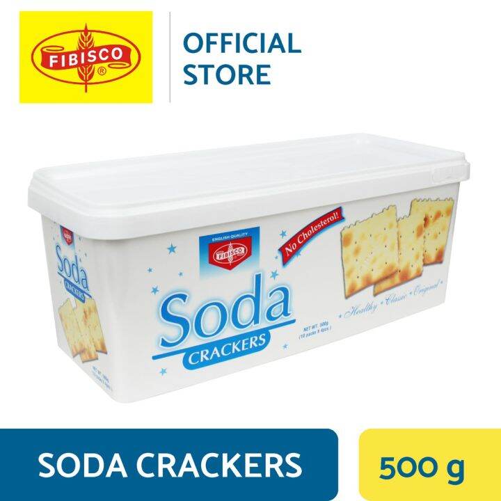 Fibisco Soda Crackers 500g | Lazada PH