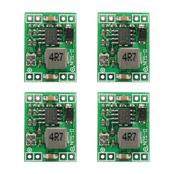 4pcs MP1584EN Regulator, Mini Voltage Reducer DC to DC 3A Step Down Adjustable Buck Converter ...