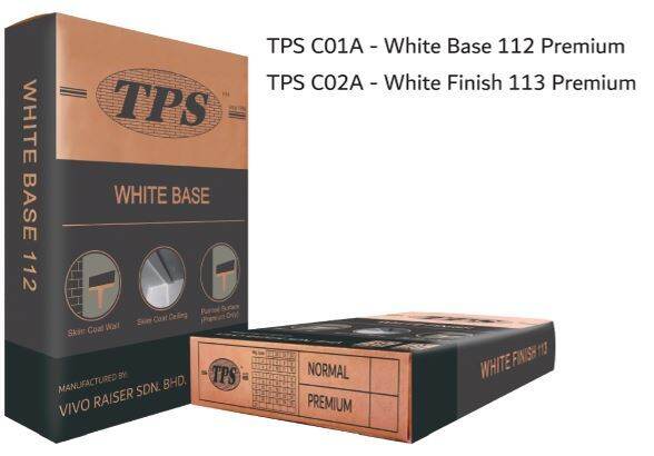 White Skim Coat For Internal IBS,Hollow Block and Plastered Surface TPS ...
