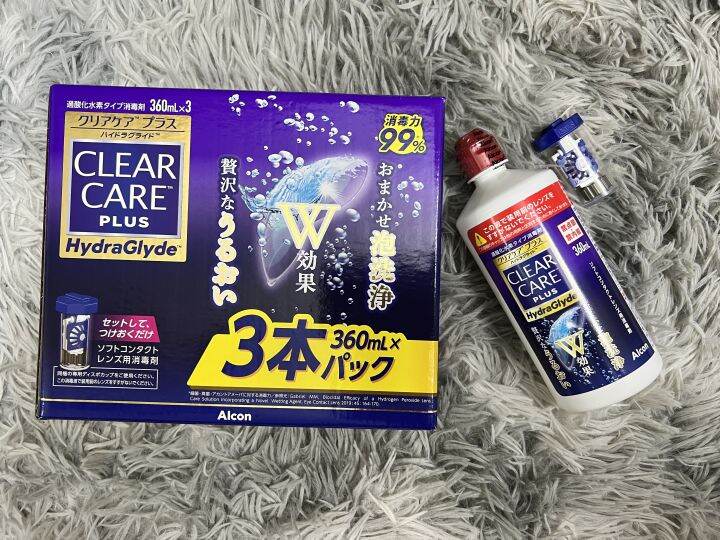 [HCM tách lẻ 1 chai] Dung dịch ngâm lens kính áp tròng BẢN ĐẶC BIỆT AOsept Clear Care Plus với ...