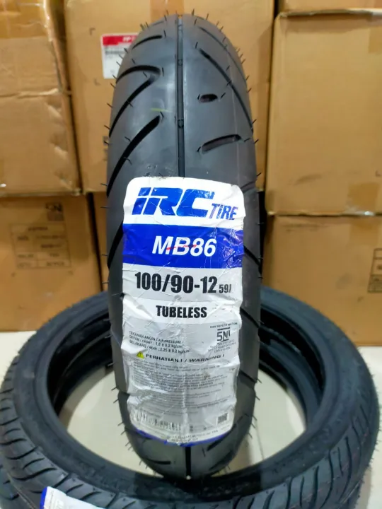 Ban IRC SCOOPY Ring 12 Ukuran 100/90-12 Tubeles Free Pentil | Lazada Indonesia