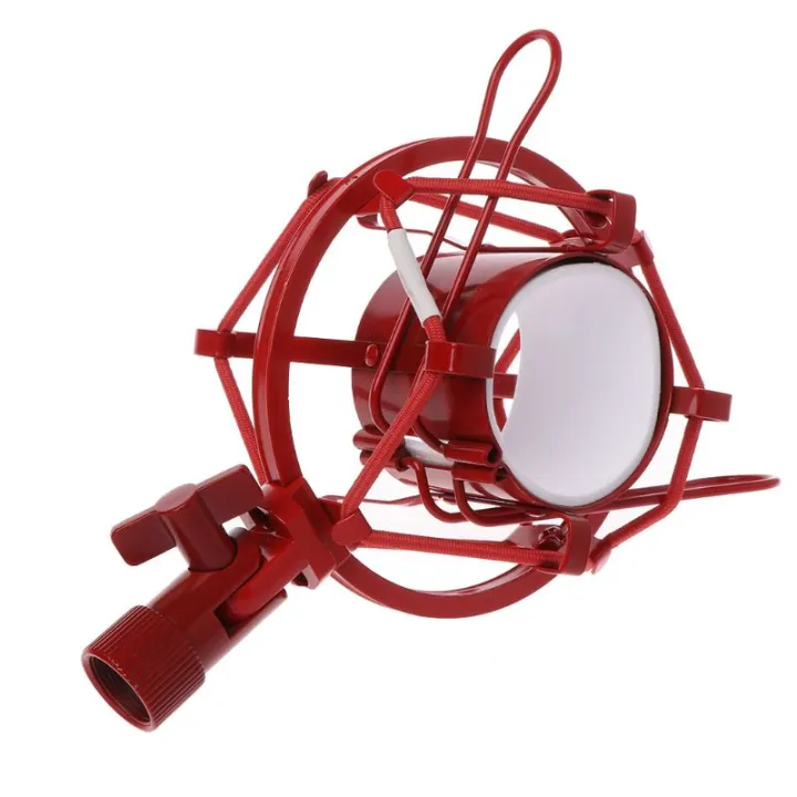 โลหะกันกระแทกบันทึกไมโครโฟน Shock Mount Spider Mic ผู้ถือคลิปสำหรับ ...