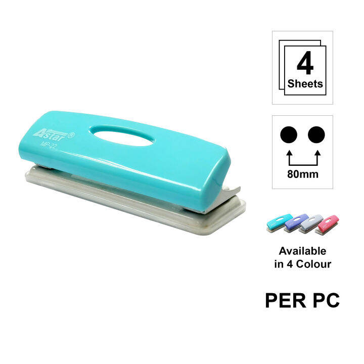 Astar Two Holes Super Mini Punch / Paper Punch / Penebuk Lubang Kertas ...
