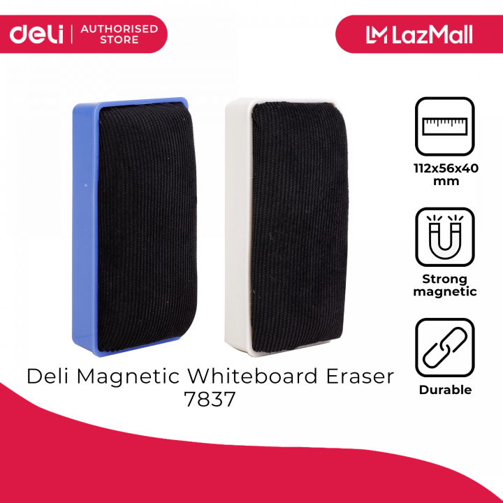 Deli Magnetic Whiteboard Eraser 7837 [797837] | Lazada PH
