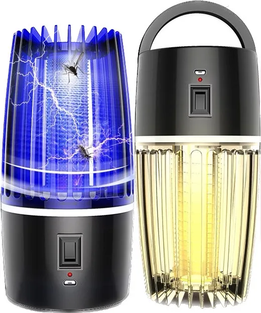 KN4 เครื่องดักยุง USB ไฟ LED แบตเตอรี่ในตัว ที่ดักยุงไฟฟ้า โคมไฟดักยุง ...