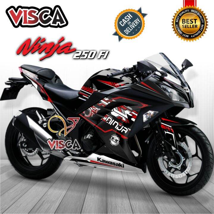 Decal Ninja 250 Fi Full Body Stiker Ninja 250 Fi Full Body Striping ...