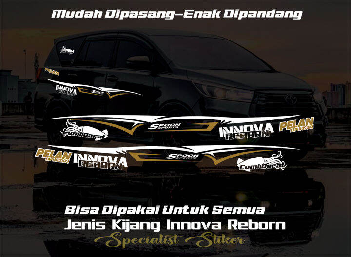 Stiker Mobil Innova Reborn Model Cumi Darat Terbaru | Lazada Indonesia