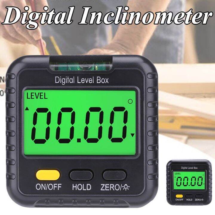 MIS Digital Level Inclinometer Protractor Electronic Level Box Magnetic ...