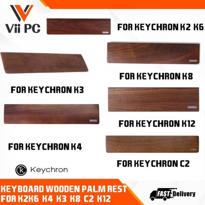 Keychron Keyboard Wooden Palm Rest (K2/K6)(K4)(K3)(K8)(C2)(K12) | Lazada.co.th