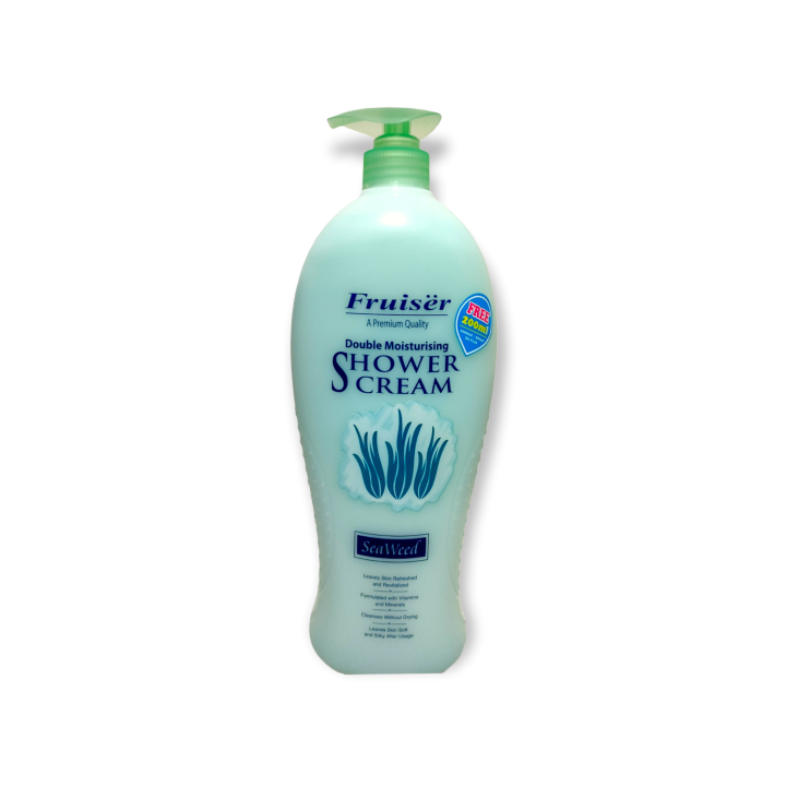 (Malaysia) Fruiser Double Moisturizing Shower Cream. Seaweed. 1,200 ml ...