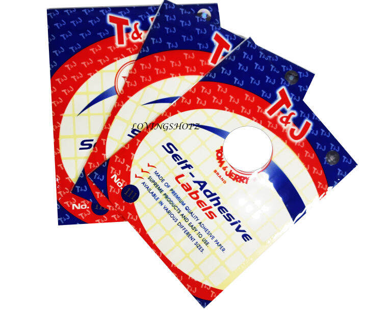 Label Tom & Jerry No.111 Warna Putih, Stiker/Sticker/Tempelan Label Tom ...