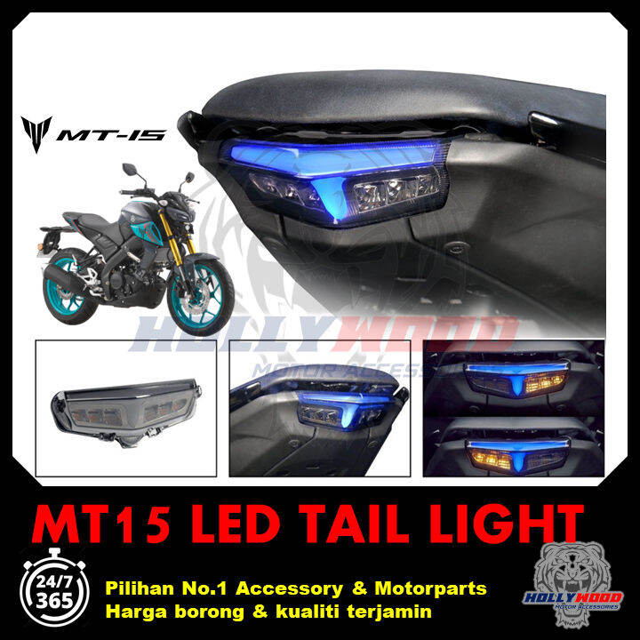 ⭐READY STOCK⭐ YAMAHA MT15 MT-15 RGB LED TAIL LAMP 7 COLOUR IN 1 TAIL ...