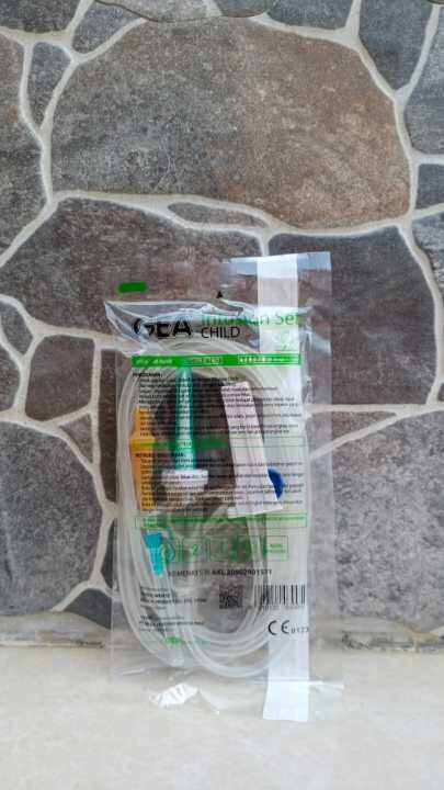 Infuset Anak GEA Selang Infus Set Child GEA Infus Set Selang Infuset ...