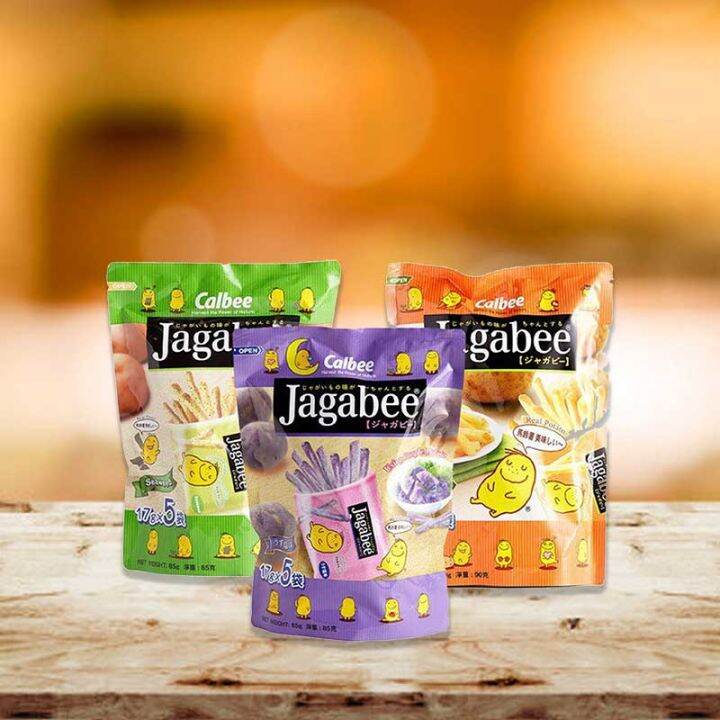Calbee Jagabee 🔥🔥 พร้อมส่ง 🚚 Calbee Jagabee มันฝรั่งแท่งอบกรอบ เฟรนช์ฟราย ขนมญี่ปุ่น | Lazada.co.th