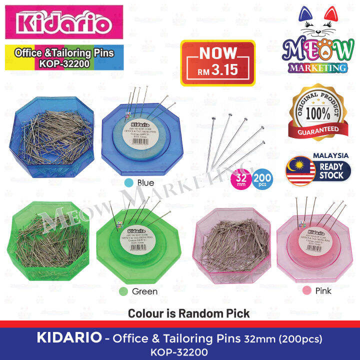 Kidario Office Pins & Tailoring Pins KOP-32200 | Lazada