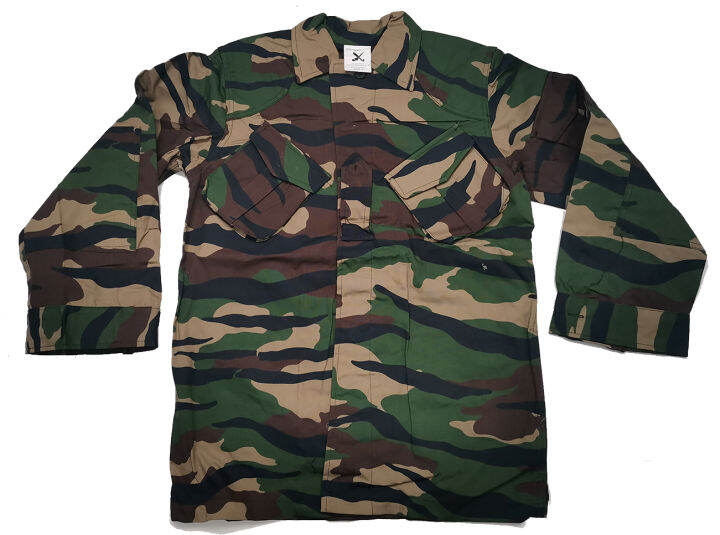 Baju askar celoreng harimau,ATM lama, kain tebal berkualiti, ready ...