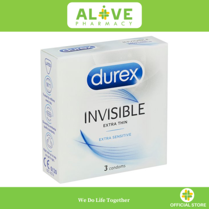 DUREX INVISIBLE EXTRA THIN CONDOMS 3'S | Lazada
