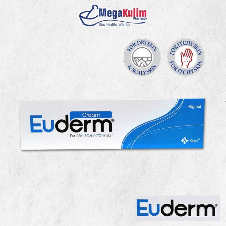 Euderm Cream For Dry Scaly Itchy Skin 45g | Lazada