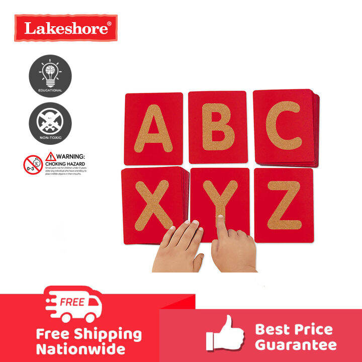 LAKESHORE EE258 Uppercase Tactile Letters | Lazada PH