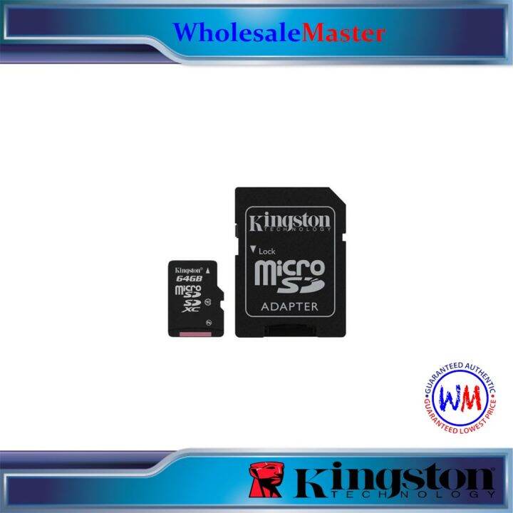 Kingston Micro SD SDXC with Adapter SDCS64GB 80Mbs♚ | Lazada PH