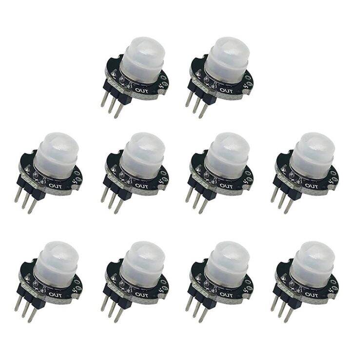 10 PCS SR602 MINI Motion Sensor Detector Module Pyroelectric Infrared ...