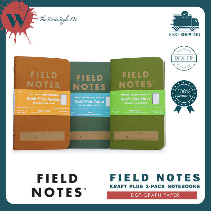 Field Notes Kraft Plus Notebooks (2-Pack) | Lazada PH