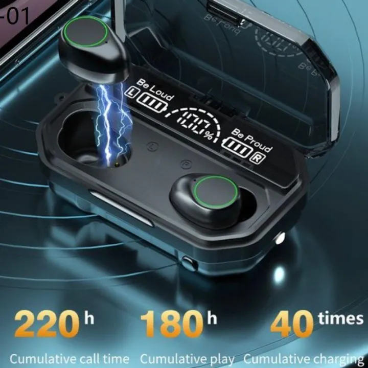 ♂TWS Wireless หูฟังBluetooth A16 ชุดหูฟังบลูทูธ ไร้สายที่แท้จริงคุณภาพ ...