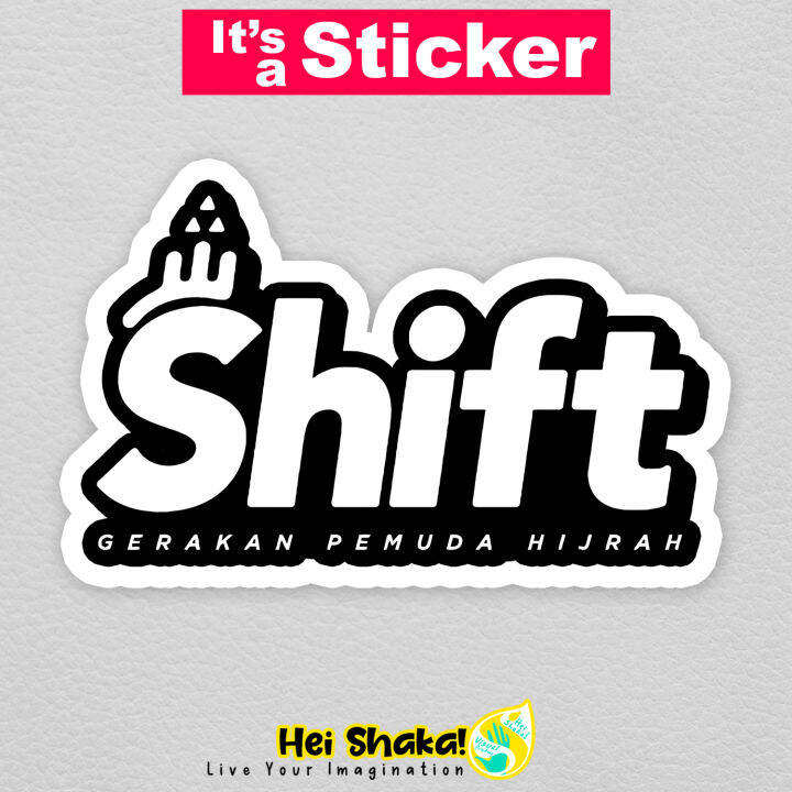 Heishaka Stiker Shift Gerakan Pemuda Hijrah Sticker Dakwah Islami Vinyl ... Heishaka Stiker Shift Gerakan Pemuda Hijrah Sticker Dakwah Islami Vinyl ...