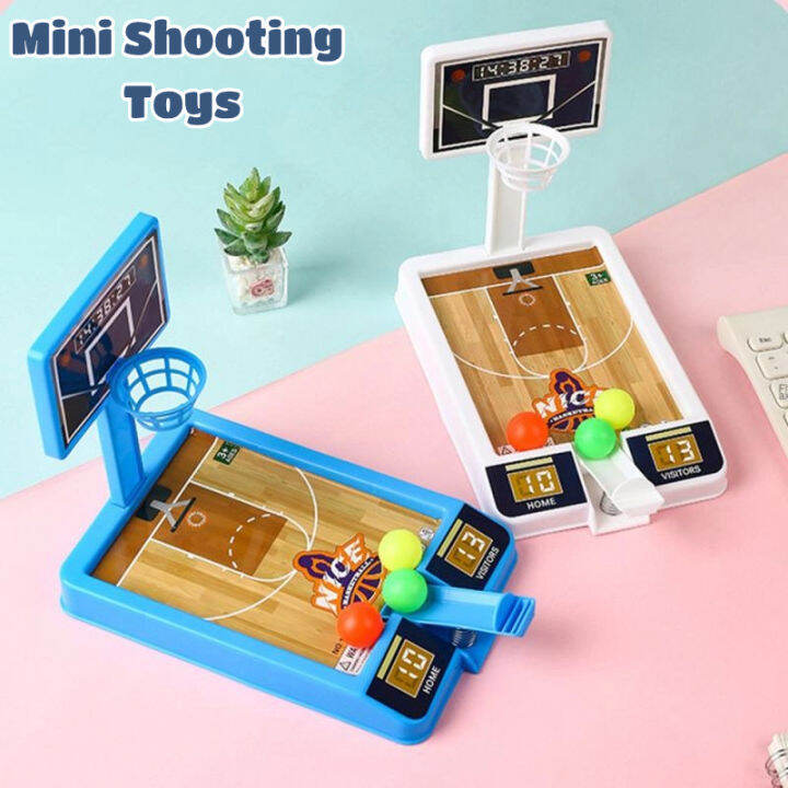 Indoor Desktop Mini Basketball Shooting Machine Game Toy Finger Mini ...