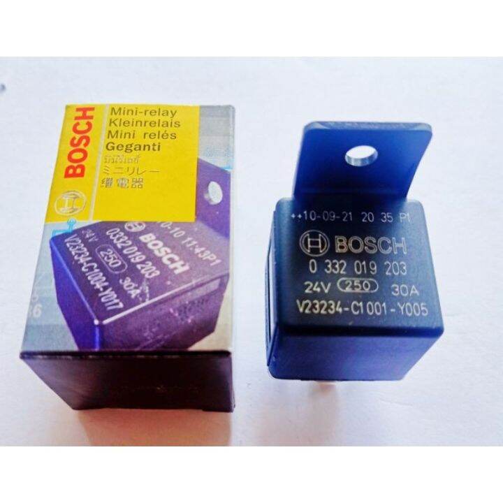 BOSCH RELAY 24 VOLTS 30AMPERE (5 TERMINAL) | Lazada PH