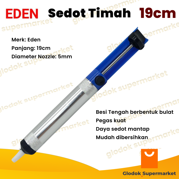 Sedot Timah Eden Desoldering Pump Penyedot Timah Panjang 19cm ED300 ...
