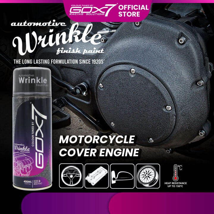 Gox7 Automotive Wrinkle Finish Paint - Wrinkle Paint-Motor Engine ...