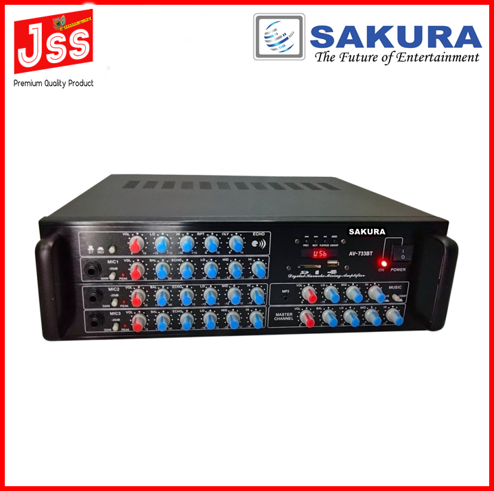 Sakura AV-733BT 450W X 2 Bluetooth Mixing Amplifier | Lazada PH