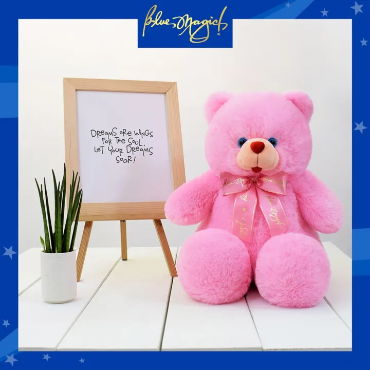 Blue Magic Stringbean, Jr. Medium Pink Bear Stuffed Toy | Lazada PH