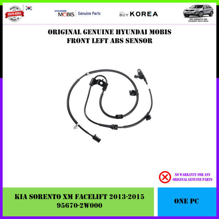 Kia Sorento XM 2013-2015 Facelift Front Genuine Hyundai Mobis ABS ...