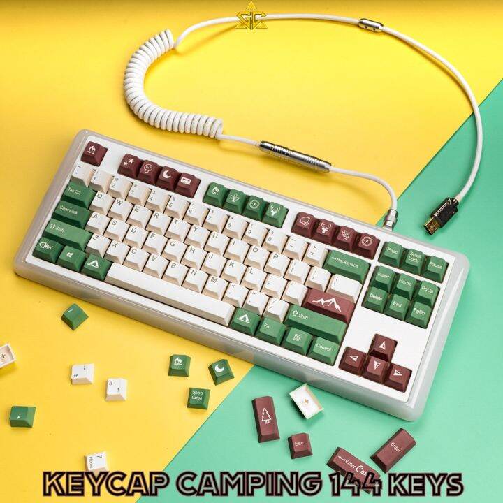KEYCAP GMK CAMPING R1 CLONE 144 NÚT BÀN PHÍM CƠ PROFILE CHERRY THICK ...
