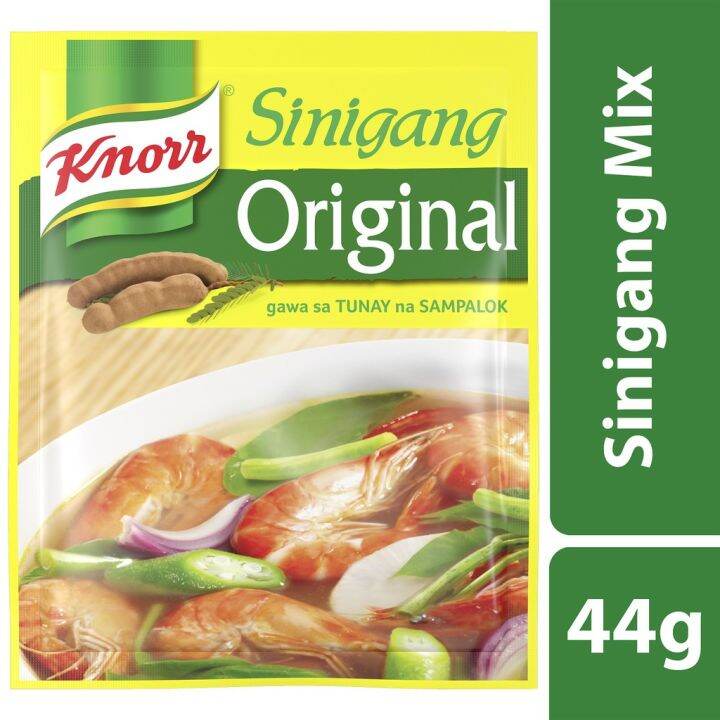 Knorr Tamarind Soup Mix / Sinigang sa Sampalok Mix Original 44g [No Added Preservatives ...