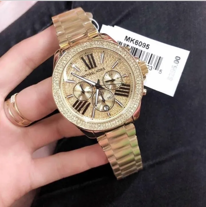 Guaranteed Original Michael Kors Wren Chronograph Crystal Pave Dial ...