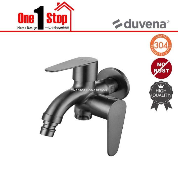 🔥DUVENA🔥 MATTE GUNMETAL TWO WAY TAP | Lazada