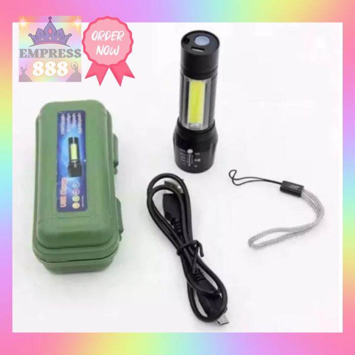 XPE+POLICE CREE MINI LED FLASHLIGHT RECHARGEABLE WATERPROOF USB CHARGE ...