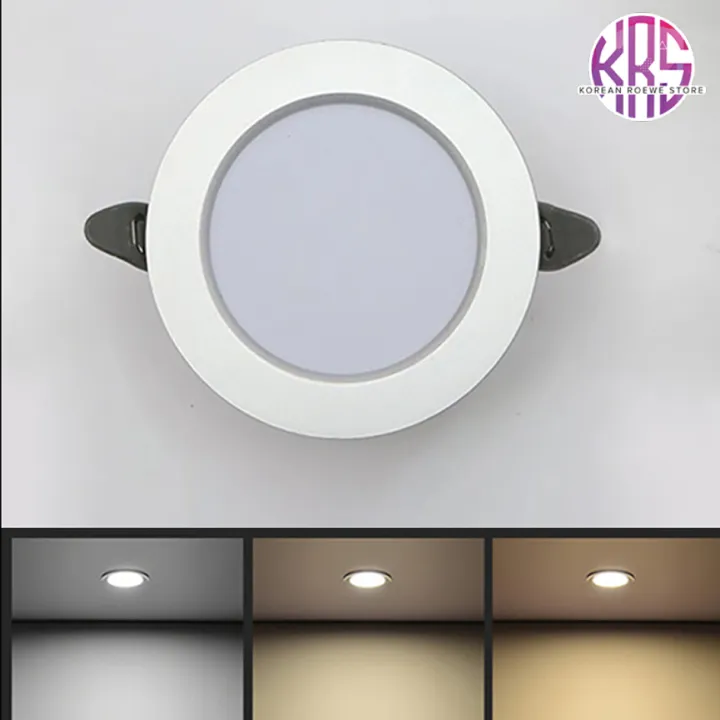 LED Downlight Recessed Pin Lights Panel Ceiling Light, 3 Color ...
